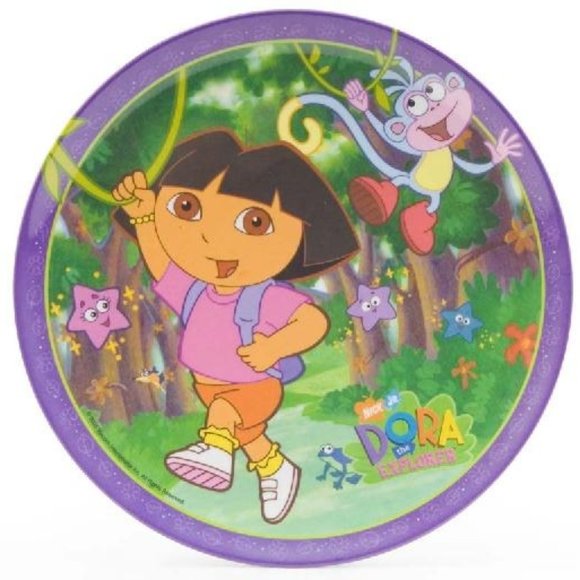 Nickelodeon | Dining | Dora The Explorer 8inch Child Plate 5 For 5 ...